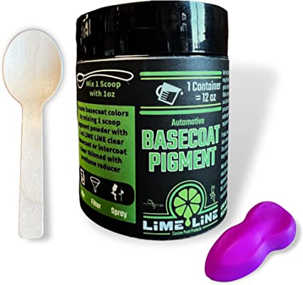 LiME LiNE Base Coat Maker Pigment Powder, Automotive Grade, Basecoat ...